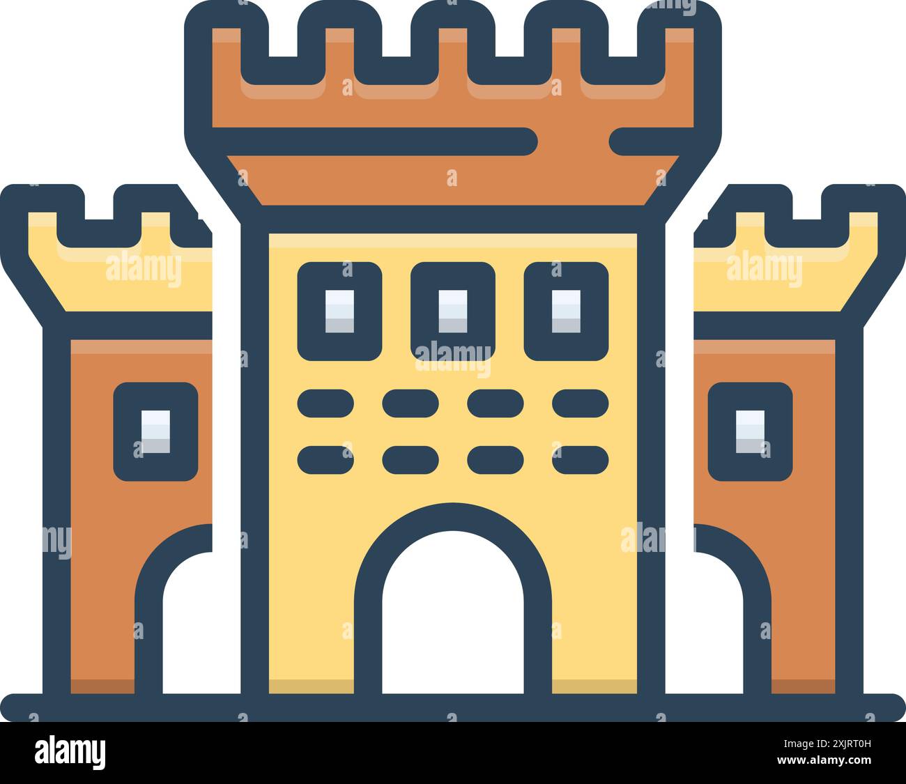 Fort chateau Cut Out Stock Images & Pictures - Alamy