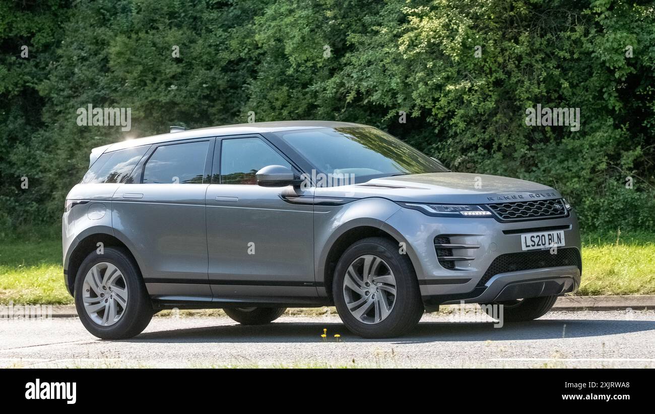 Milton Keynes,UK - July 18th 2024: 2020 grey Range Rover Evoque car ...