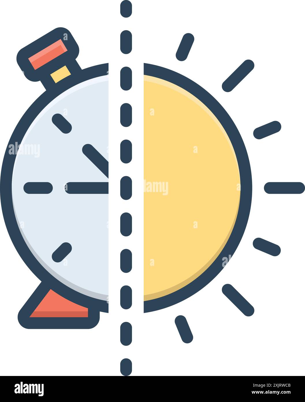 Daytime working Stock Vector Images - Alamy