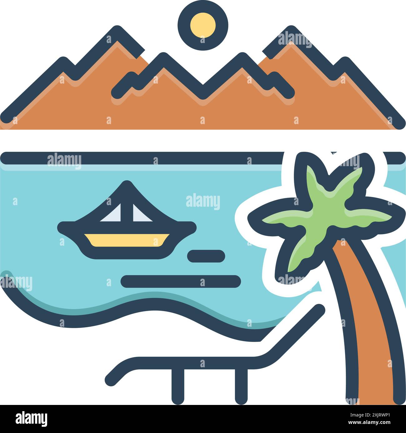 Icon for beaches,coast Stock Vector Image & Art - Alamy