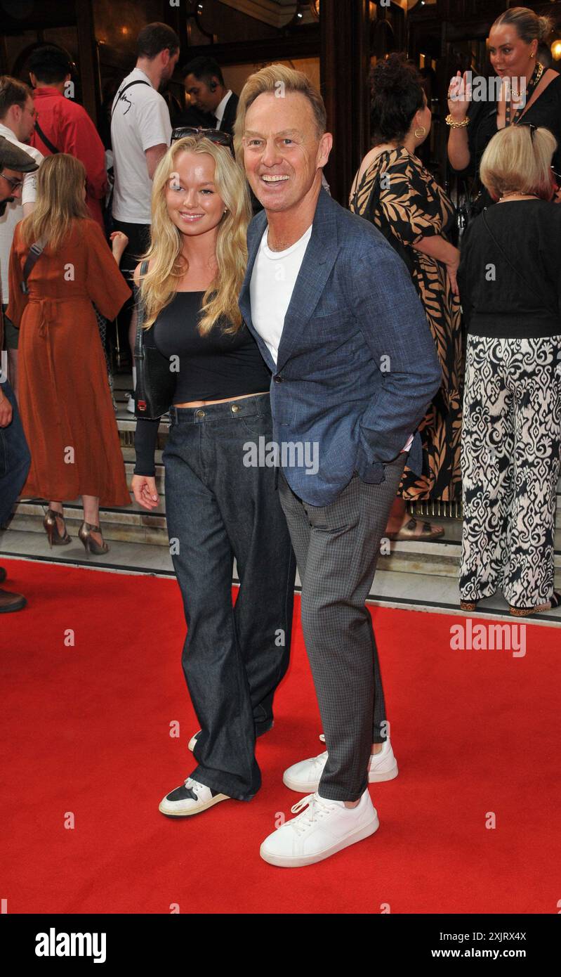 Jemma Donovan and Jason Donovan at the "Hello, Dolly!" musical press ...