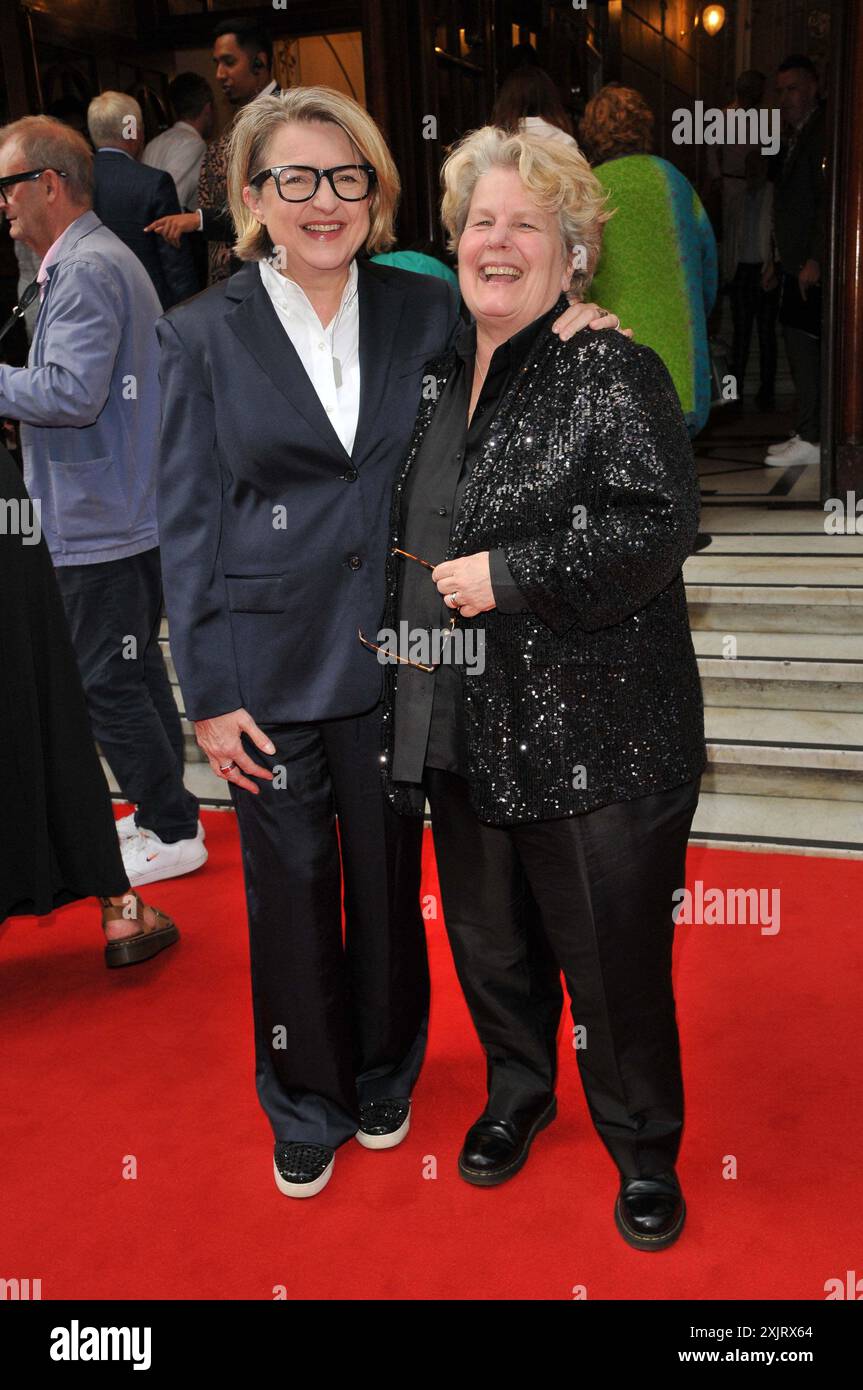 Debbie Toksvig and Sandi Toksvig at the "Hello, Dolly!" musical press ...