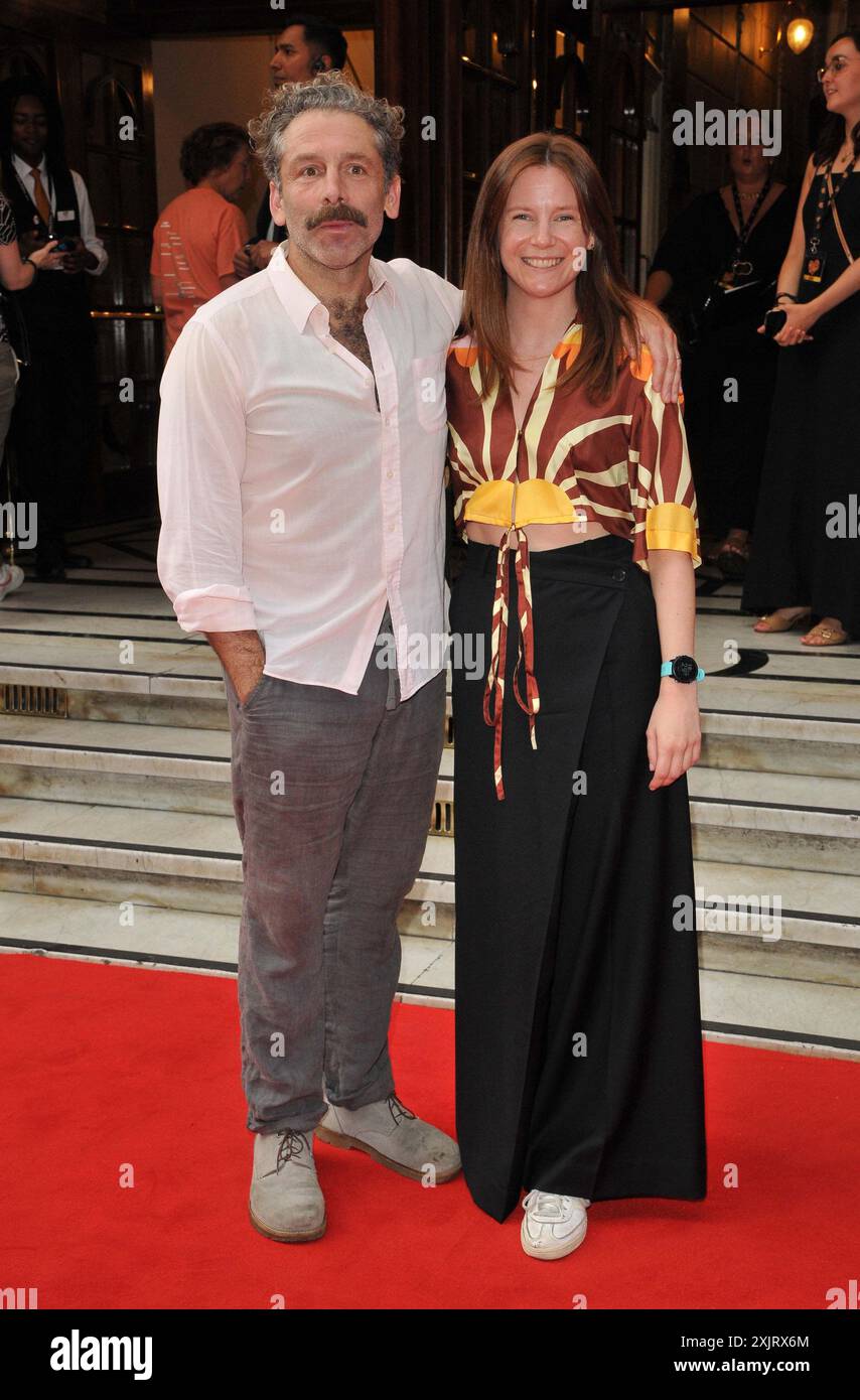 Elliot Levey and Rebecca Frecknall at the "Hello, Dolly!" musical press ...