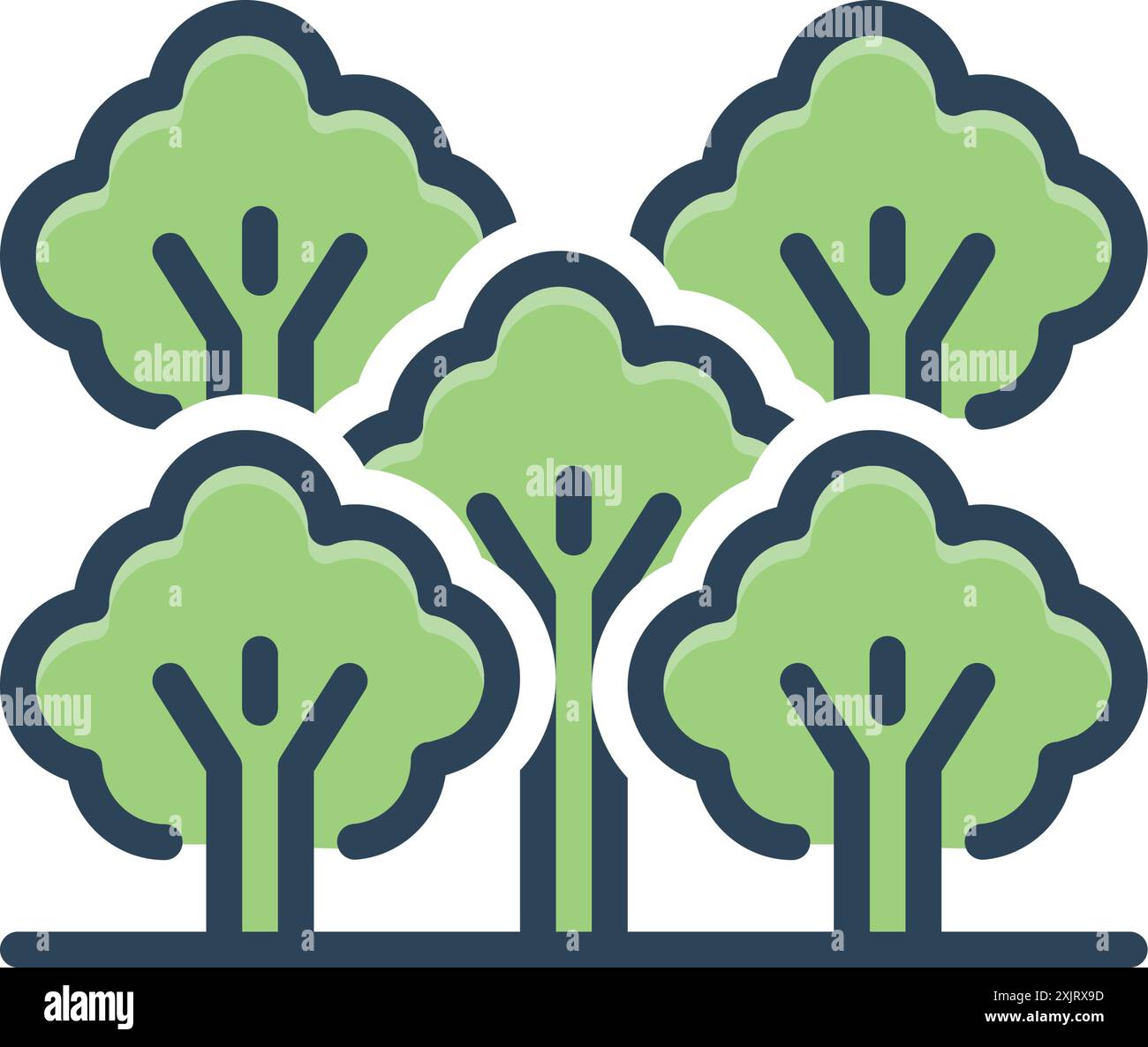 Grove plantation Stock Vector Images - Alamy