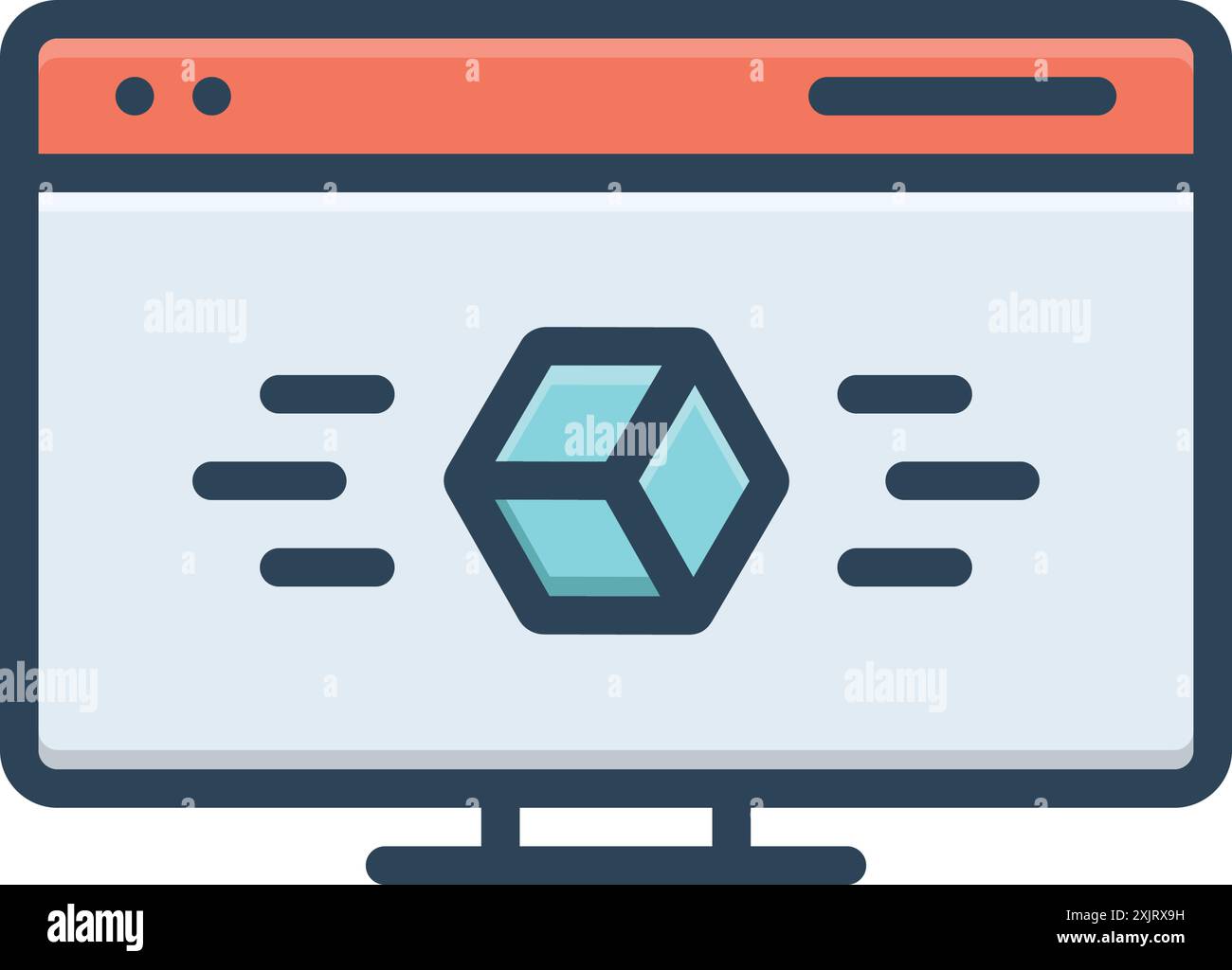 Computer visualisation Cut Out Stock Images & Pictures - Alamy
