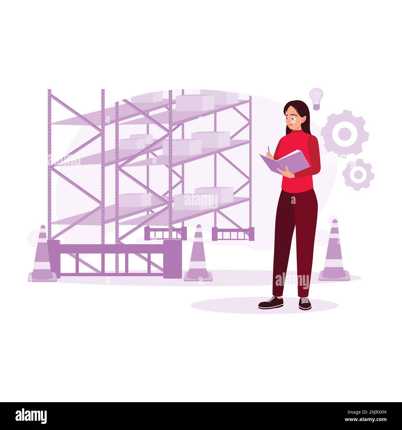 Shopping mall staff Cut Out Stock Images & Pictures - Alamy