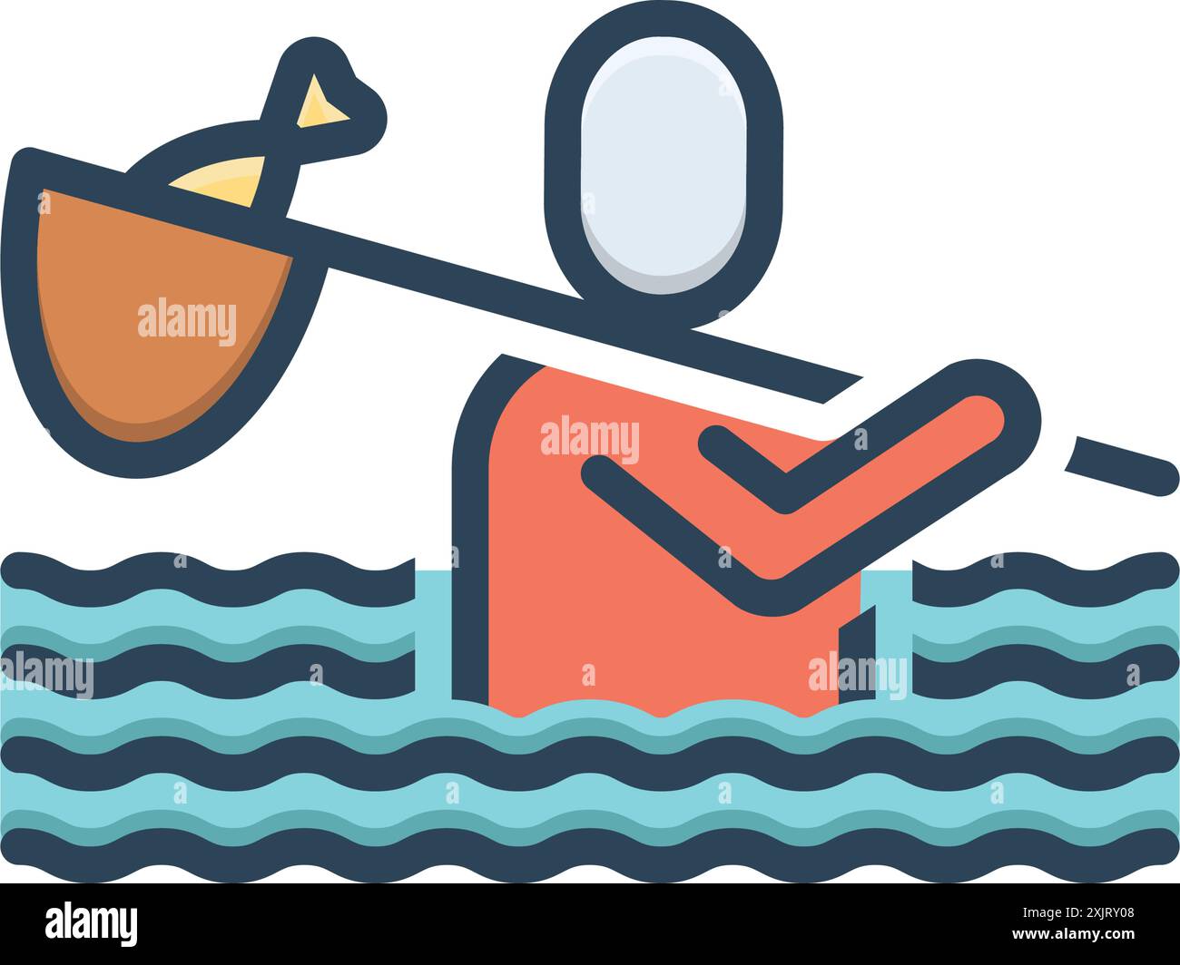 Icon fisher fisherman Cut Out Stock Images & Pictures - Alamy