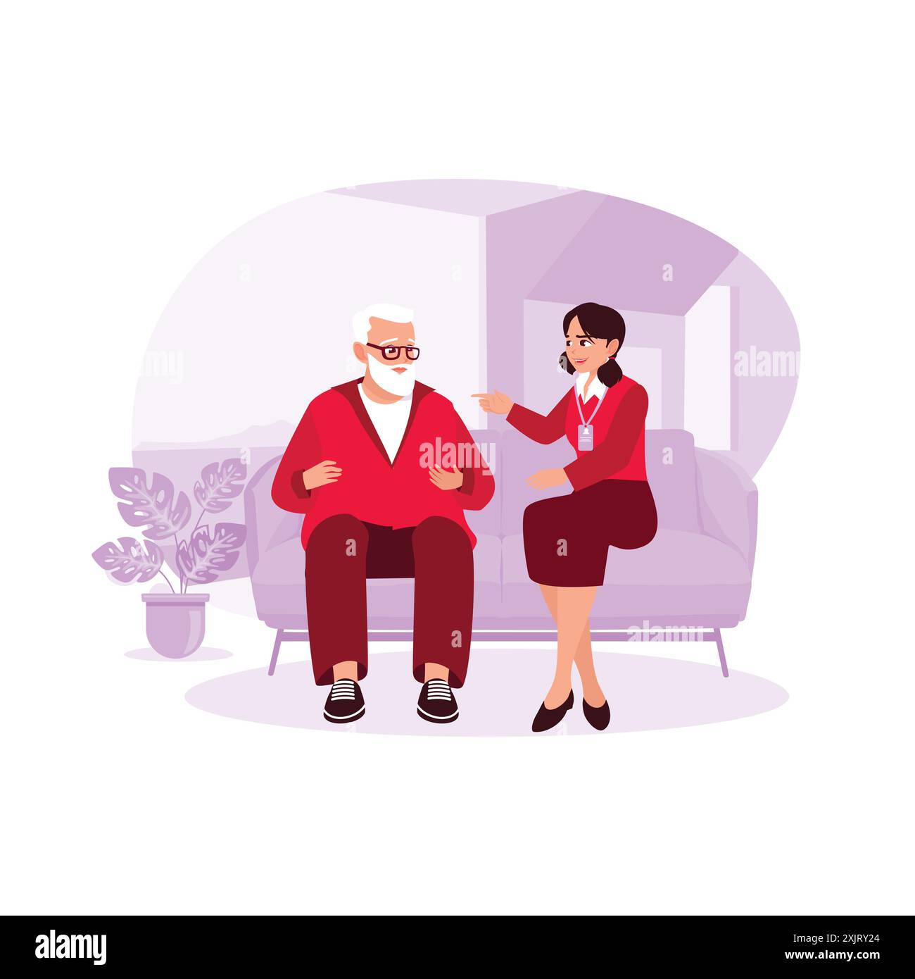Visit grandparents Cut Out Stock Images & Pictures - Alamy
