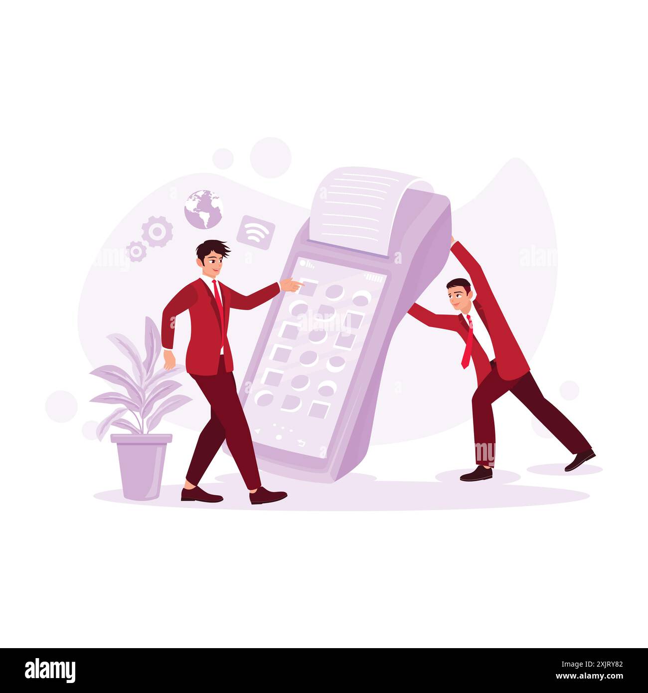 Atm contactless payment nfc Stock Vector Images - Alamy