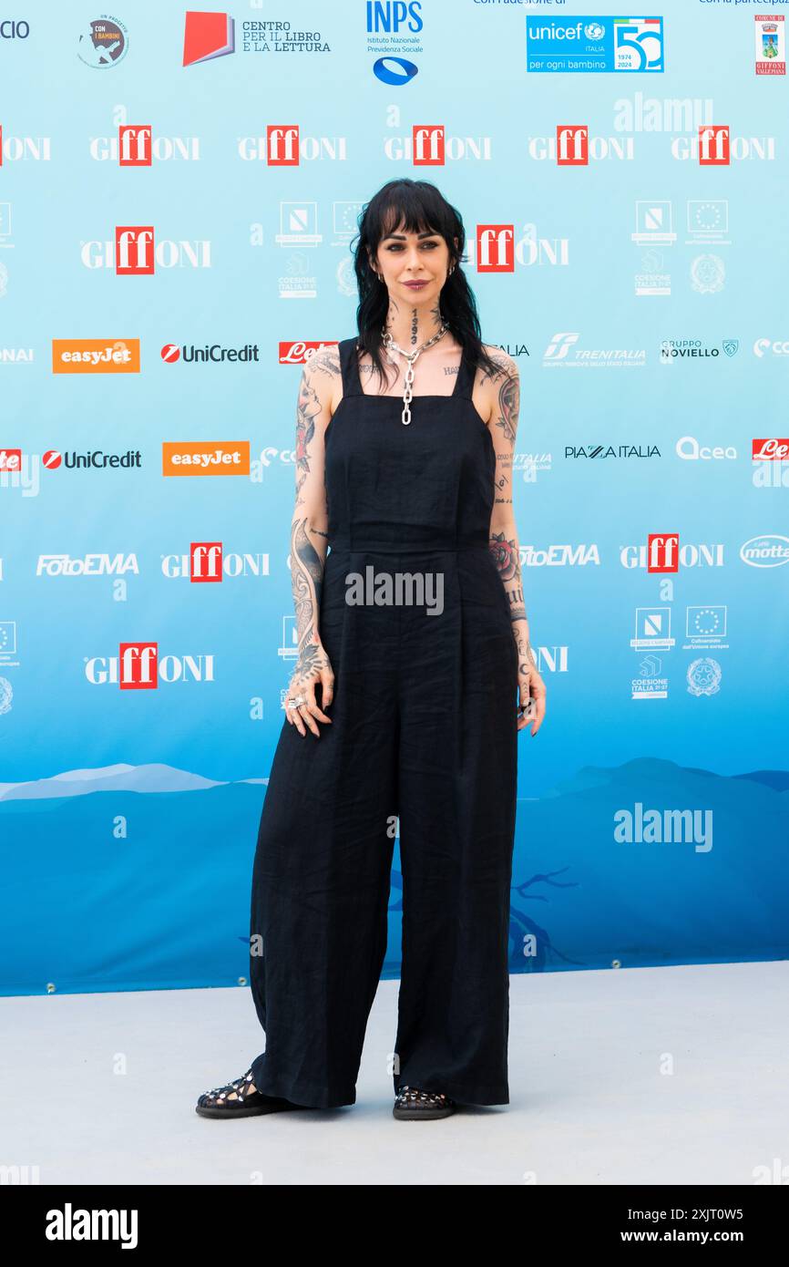 Giffoni Valle Piana, Salerno, Italy. 20th July, 2024. Italian writer ...