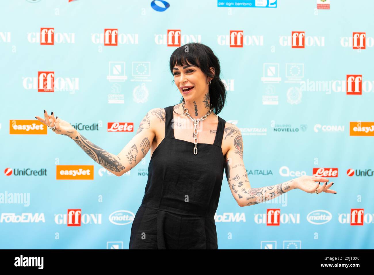 Giffoni Valle Piana, Salerno, Italy. 20th July, 2024. Italian writer ...