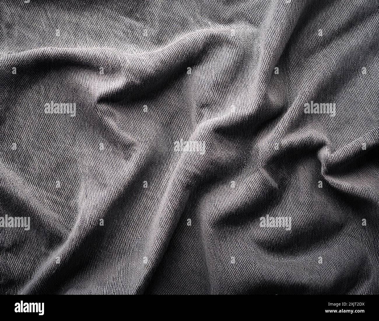 Soft Gray Denim Fabric Texture with a Smooth, Worn Feel for Elegant ...