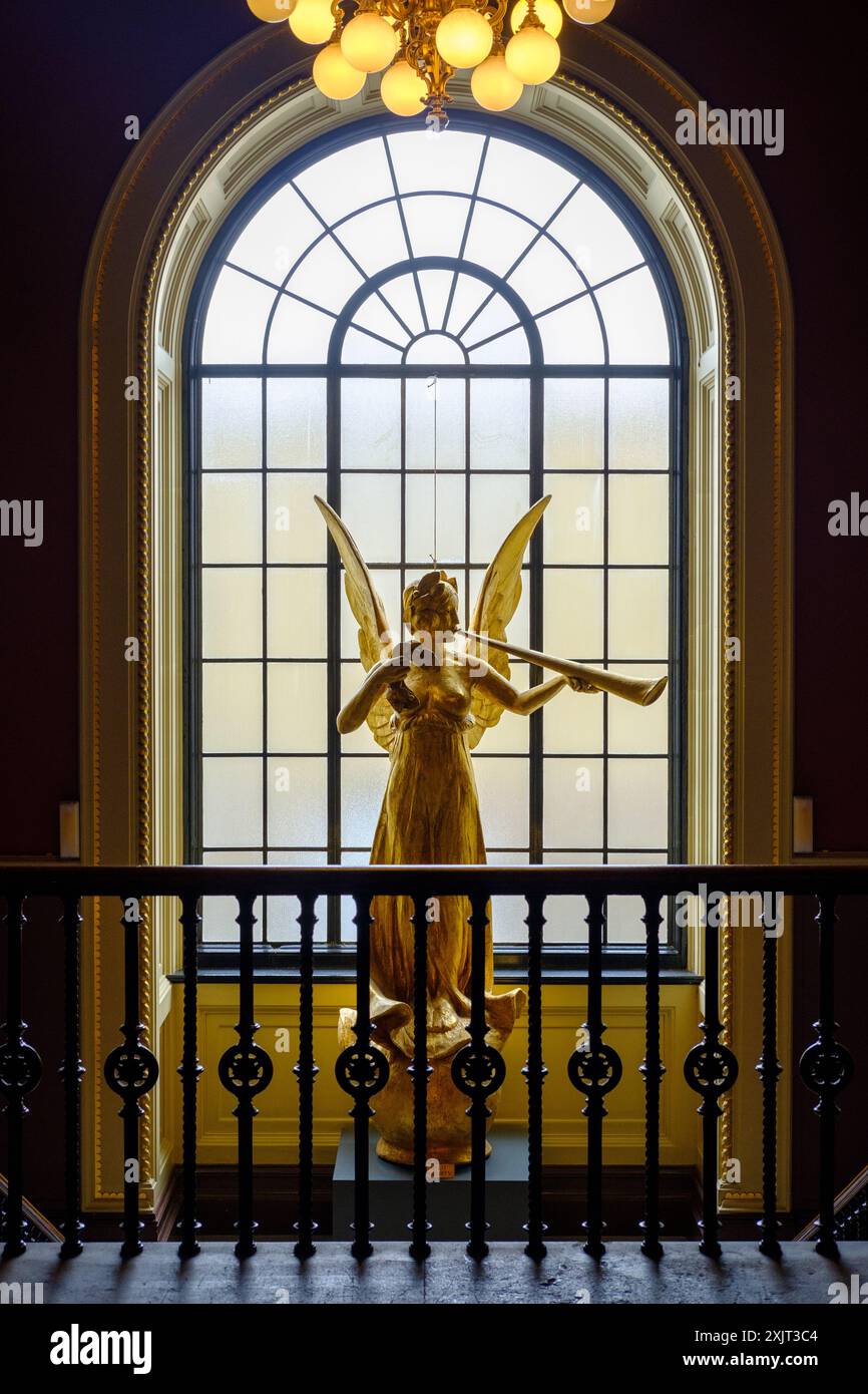 Victoria and Albert Museum, Spirit of Gaiety statue, 1904 by Hibbert C ...