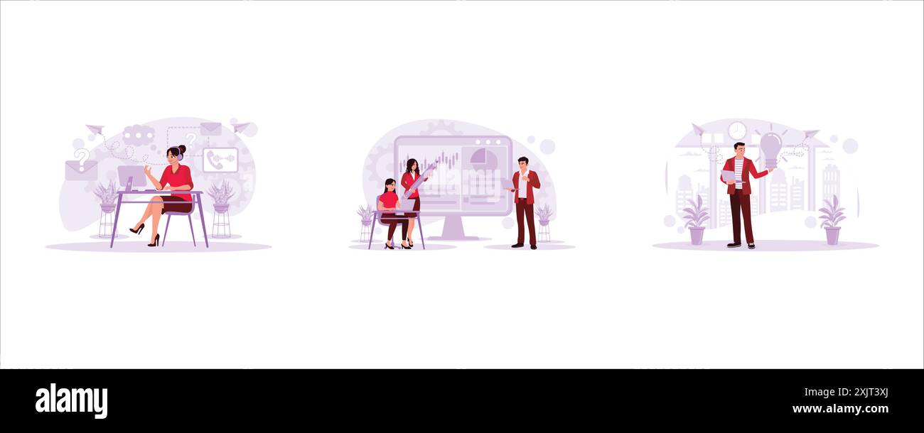 Working manner Stock Vector Images - Alamy