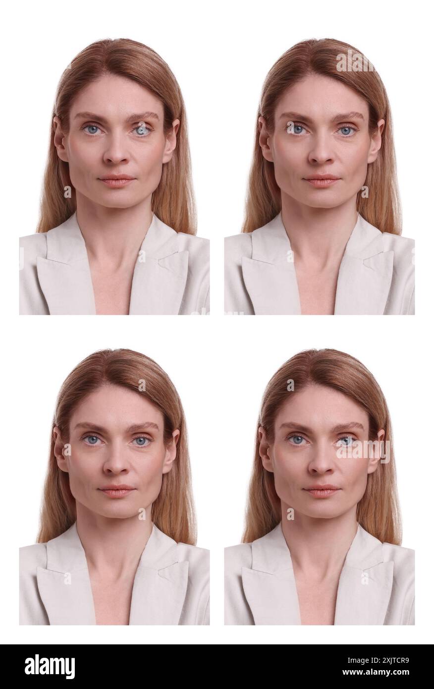 Mature woman passport picture hi-res stock photography and images - Alamy