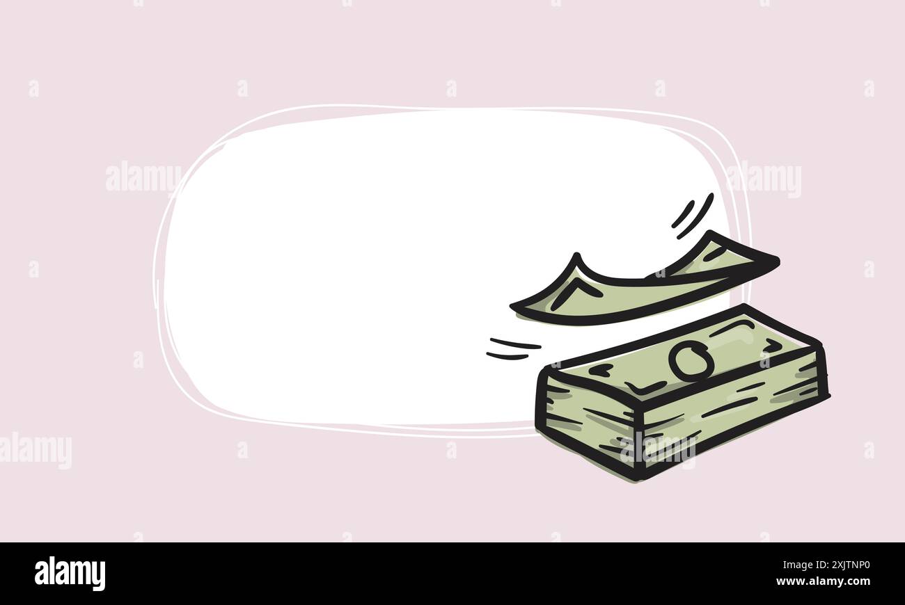 Money icon. Simple vector background for sticker, price tag, label ...