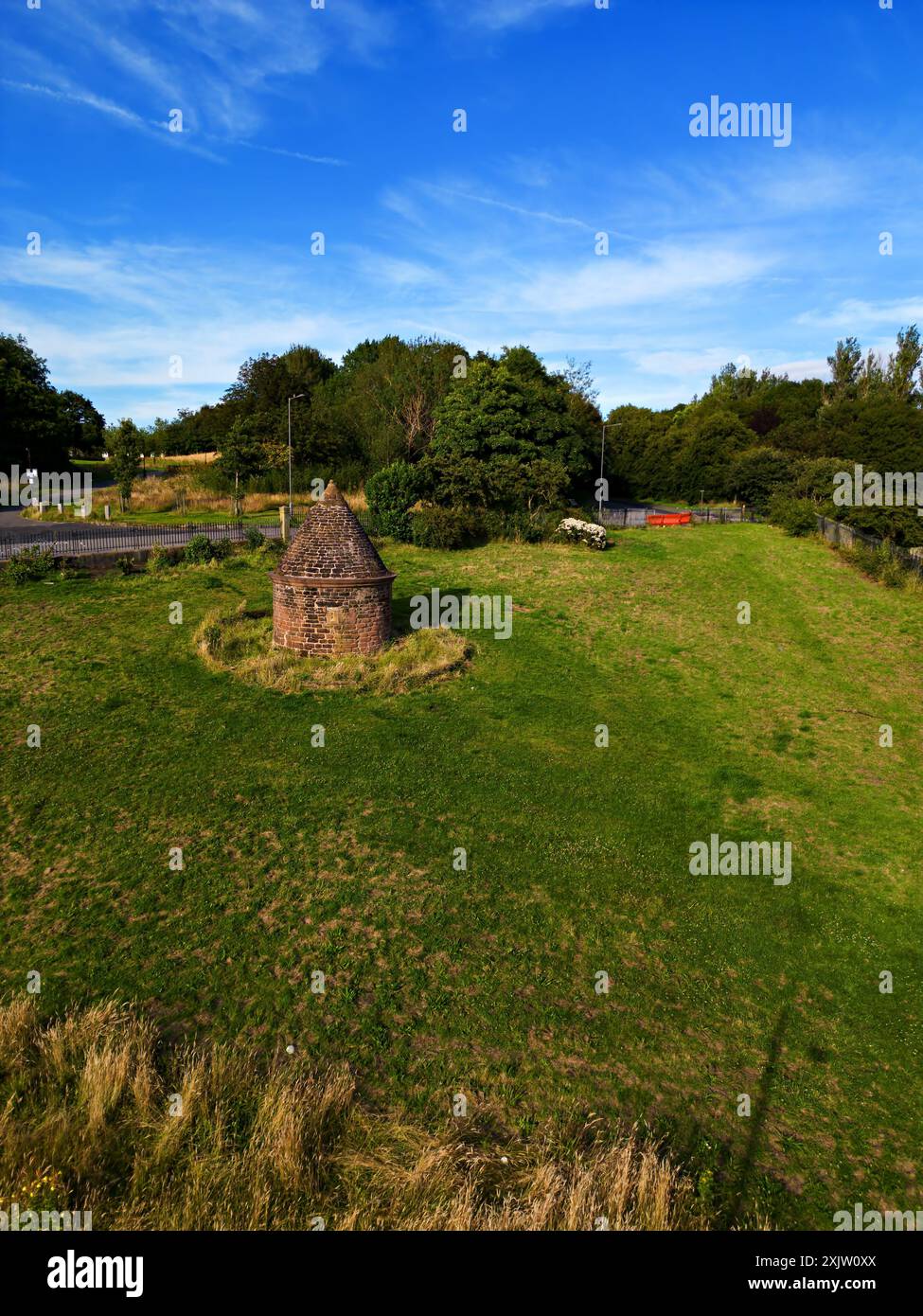 Aerial view of Everton Lock Up also known as Prince Rupert's Tower or ...