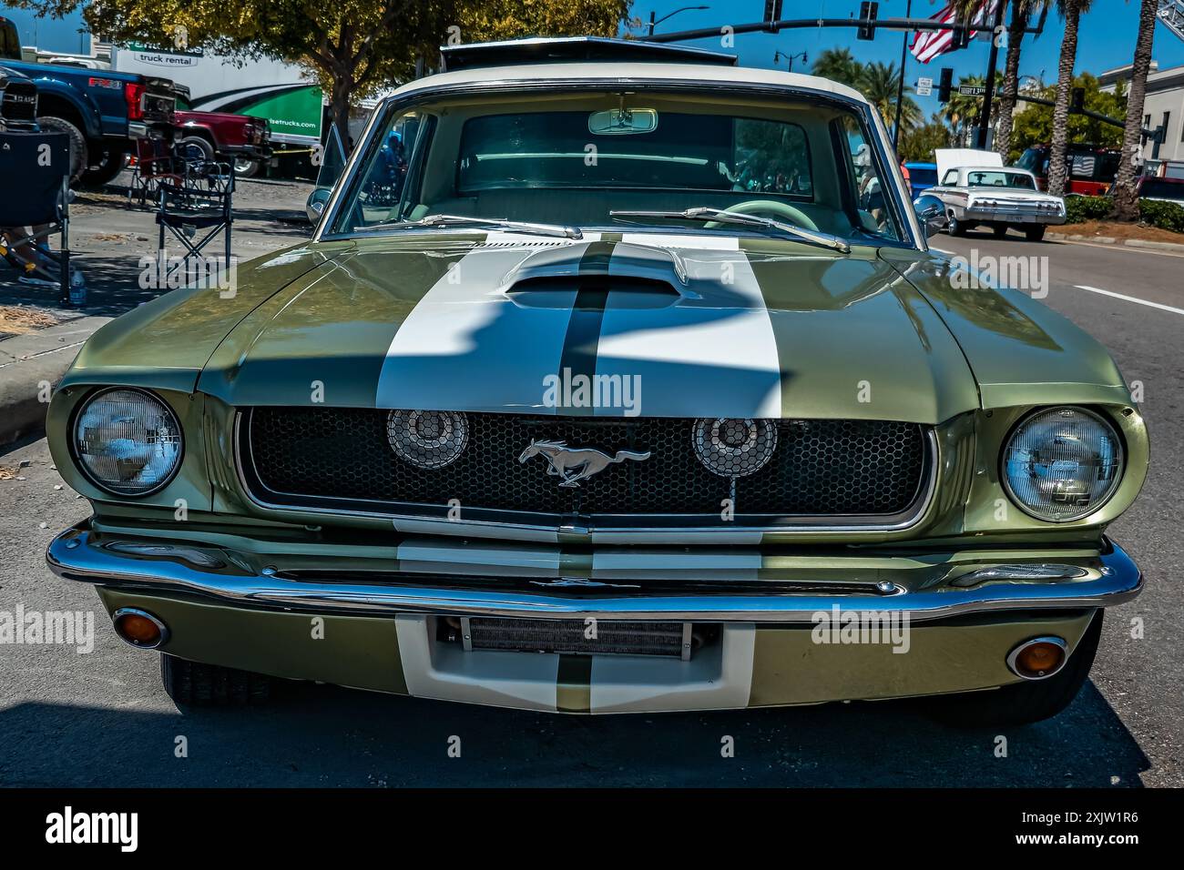1966 mustang hardtop hi-res stock photography and images - Alamy