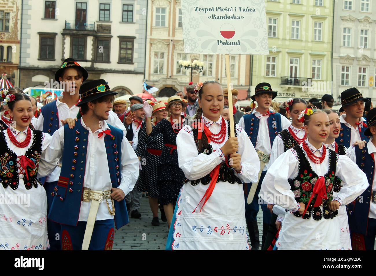 Zespol Piesni i Tanca - Bandoska of Poland during the ceremony opening ...