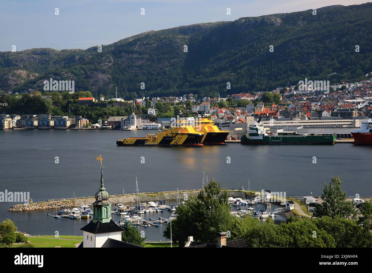 M/S Odin Viking and Loke Viking, Bergen, Norway Stock Photo - Alamy