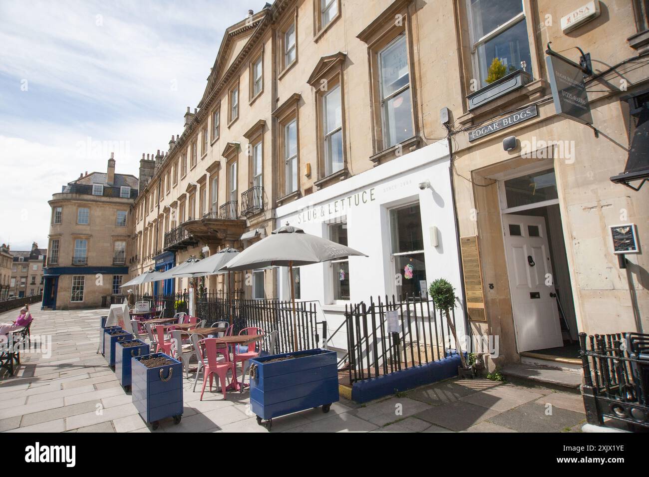 Views of George Street in Bath, Somerset in the United Kingdom Stock ...