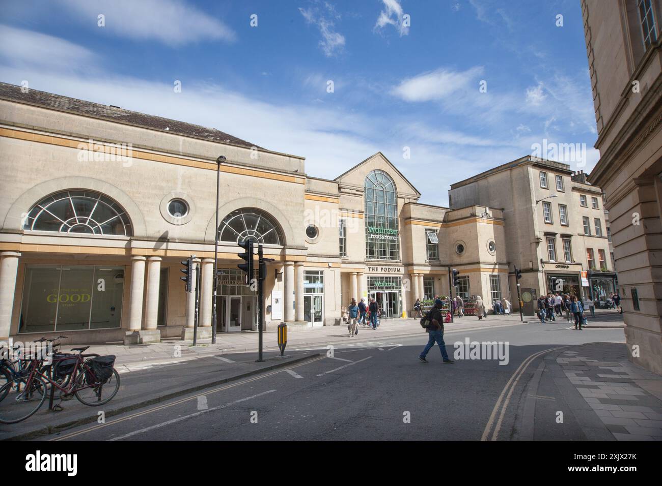 The Waitrose shop at Norhgate Street in Bath, Somerset in the United ...