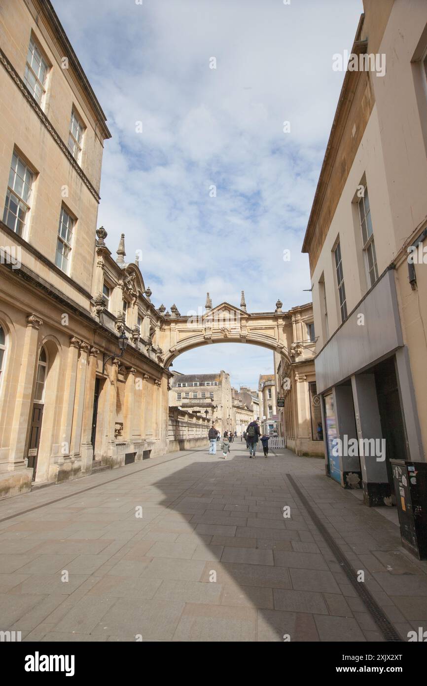 Views of York Street in Bath, Somerset in the United Kingdom Stock ...