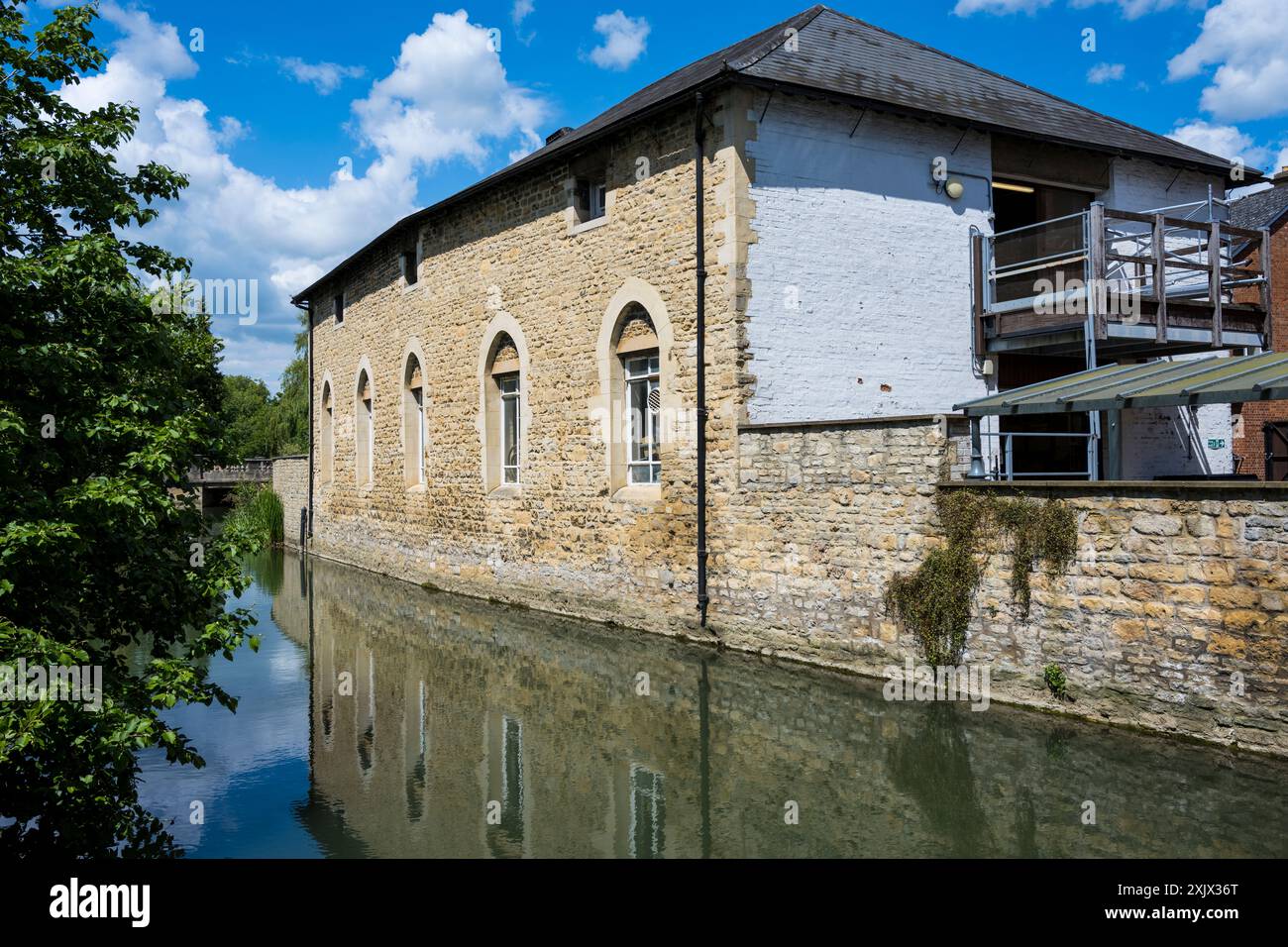 Castle mill Stream, Oxford, Oxfordshire, England, UK, GB Stock Photo ...