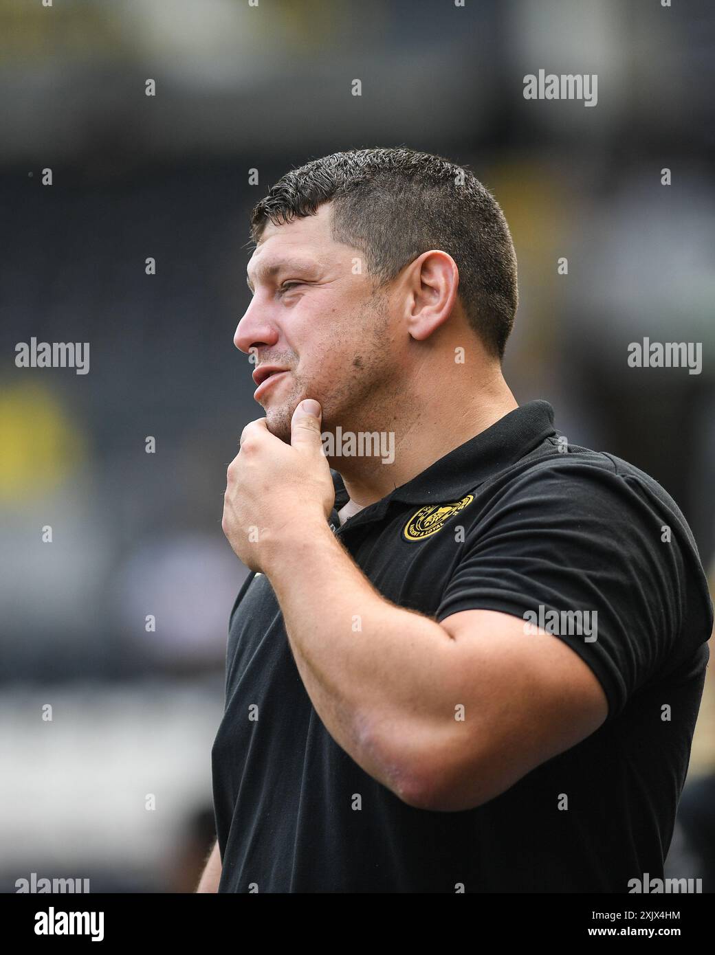 Hull, England - 20th July 2024 - Matt Peet Head Coach of Wigan Warriors ...