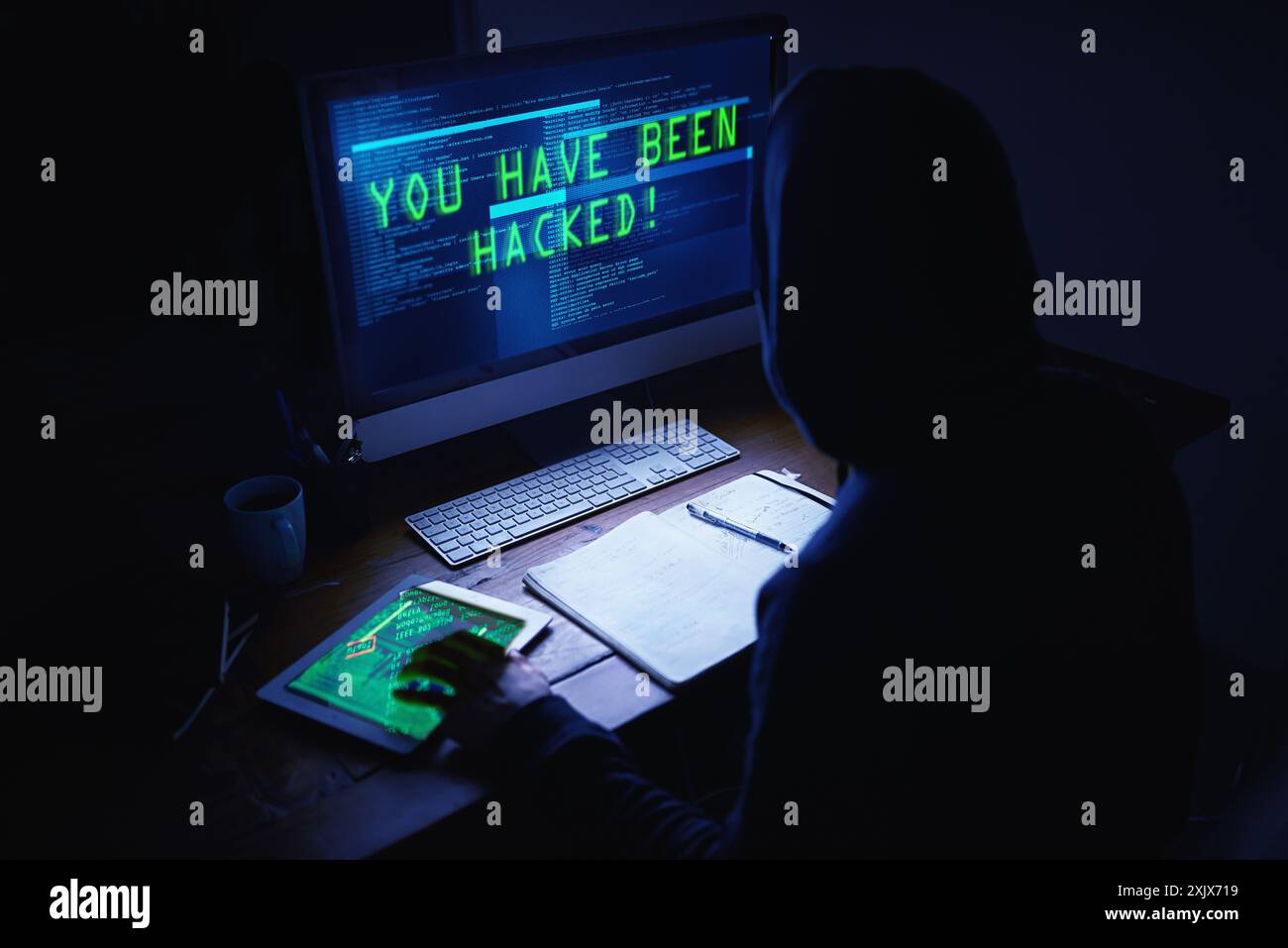 Ransomware desk hi-res stock photography and images - Alamy