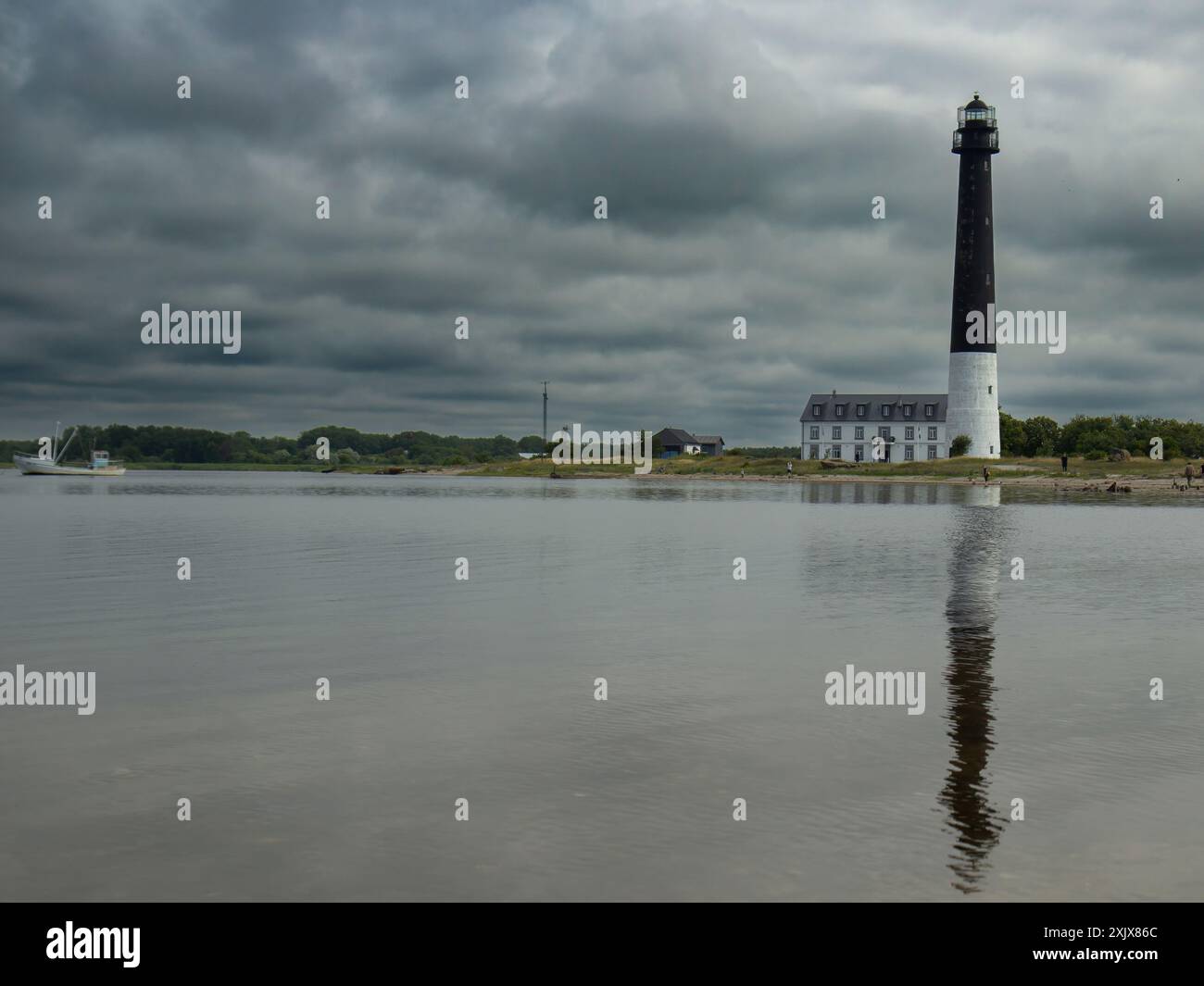 Saare, Estonia - 12 July, 2024: the Sorve lighthouse on Saaremaa Island ...