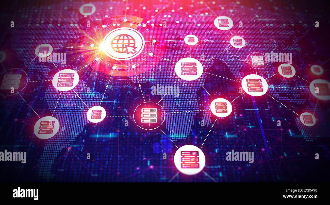 Decentralized physical infrastructure network hi-res stock photography ...