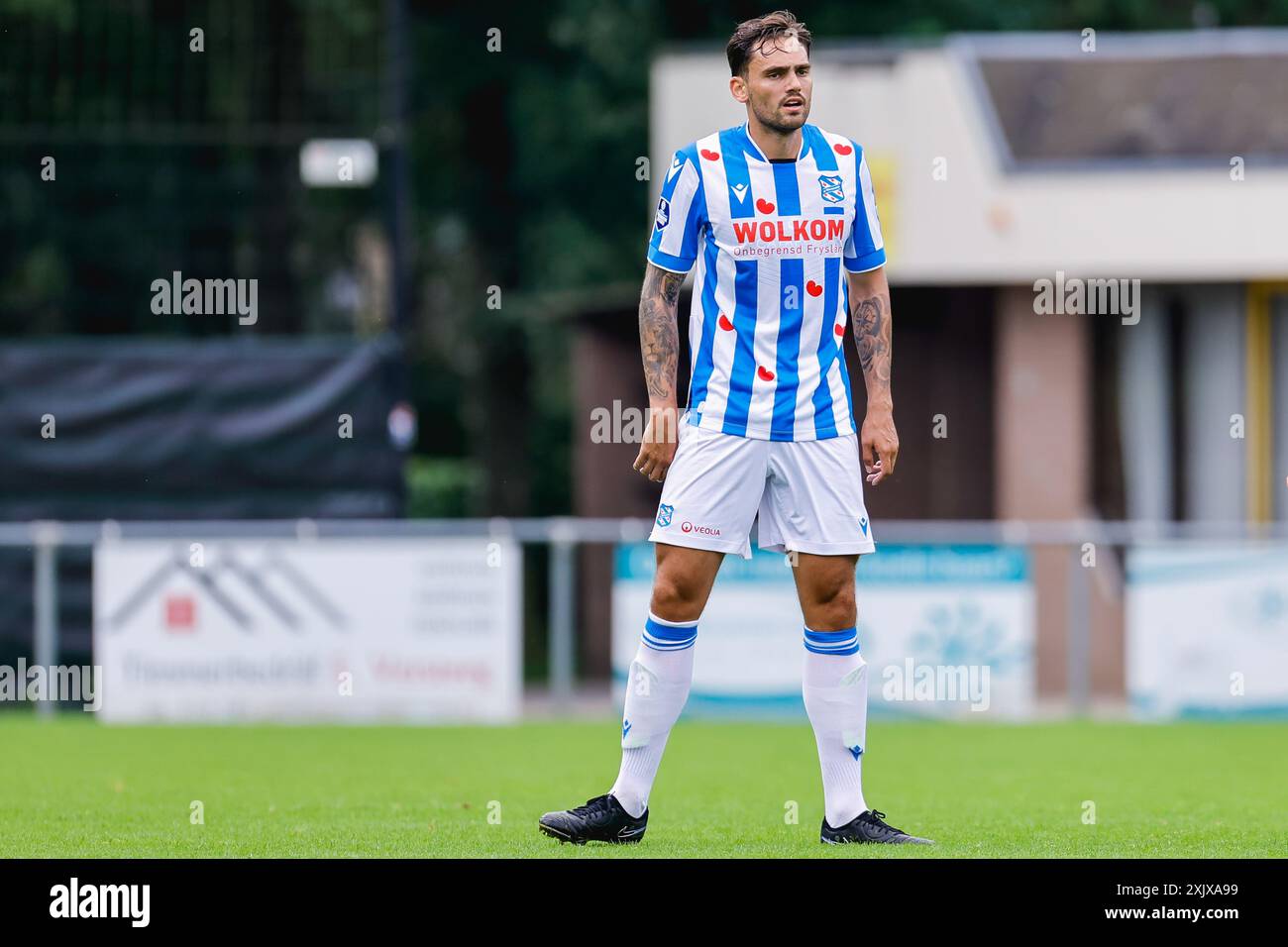 Garderen, Netherlands. 19th July, 2024. Sam Kersten of SC Heerenveen ...
