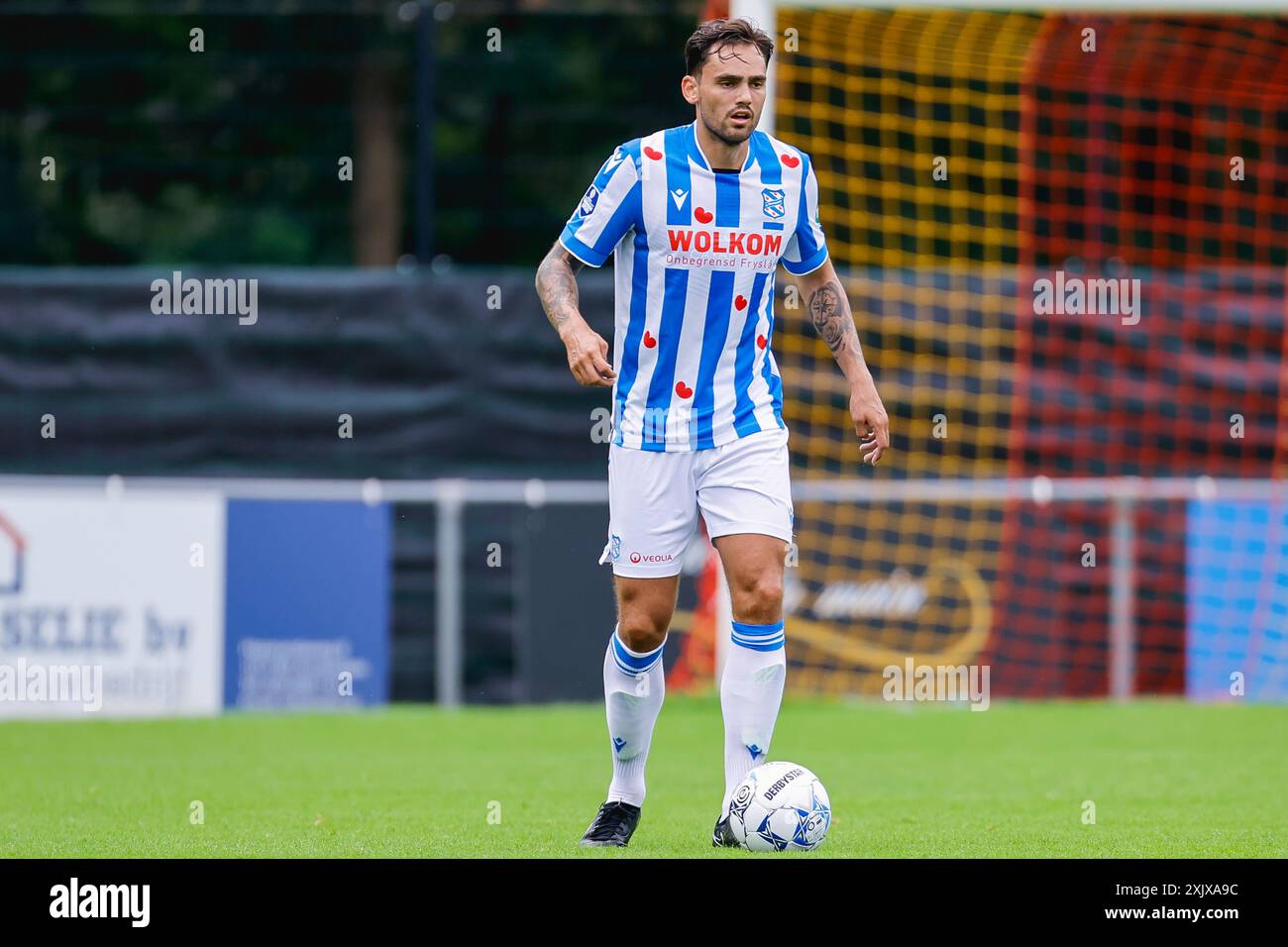 Garderen, Netherlands. 19th July, 2024. Sam Kersten of SC Heerenveen ...