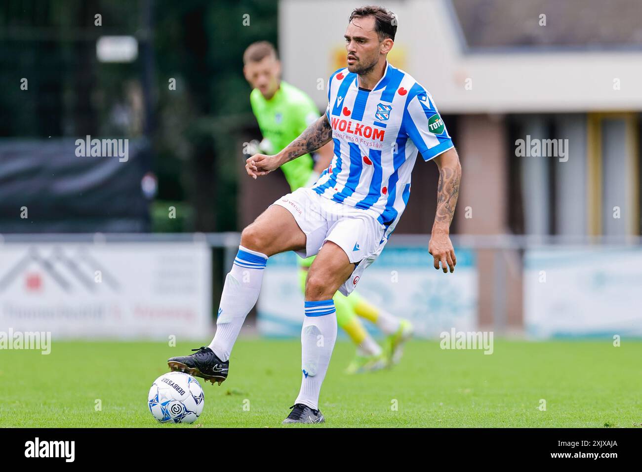Garderen, Netherlands. 19th July, 2024. Sam Kersten of SC Heerenveen ...
