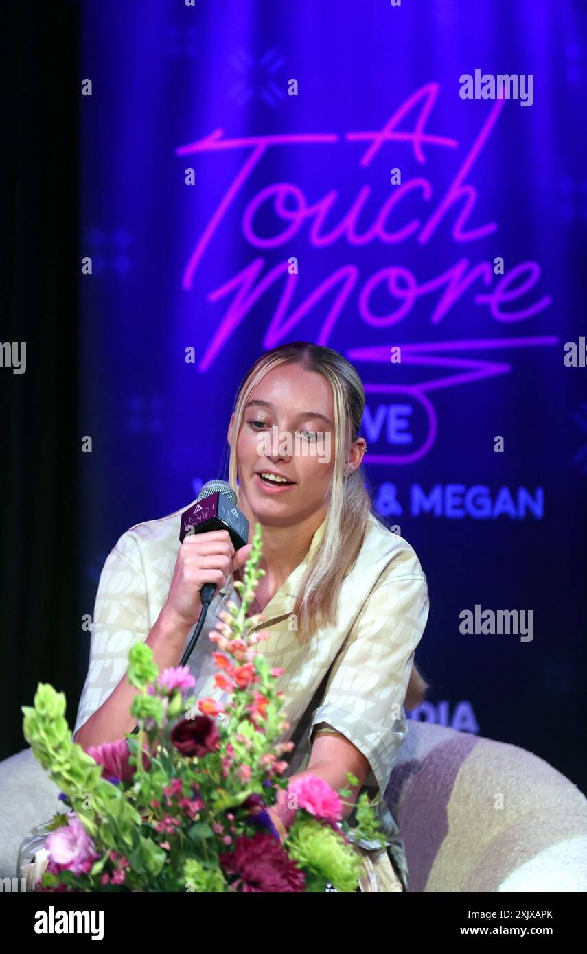 Scottsdale, AZ, USA. 19th July, 2024. Paige Bueckers pictured at A Touch More Live with Megan ...