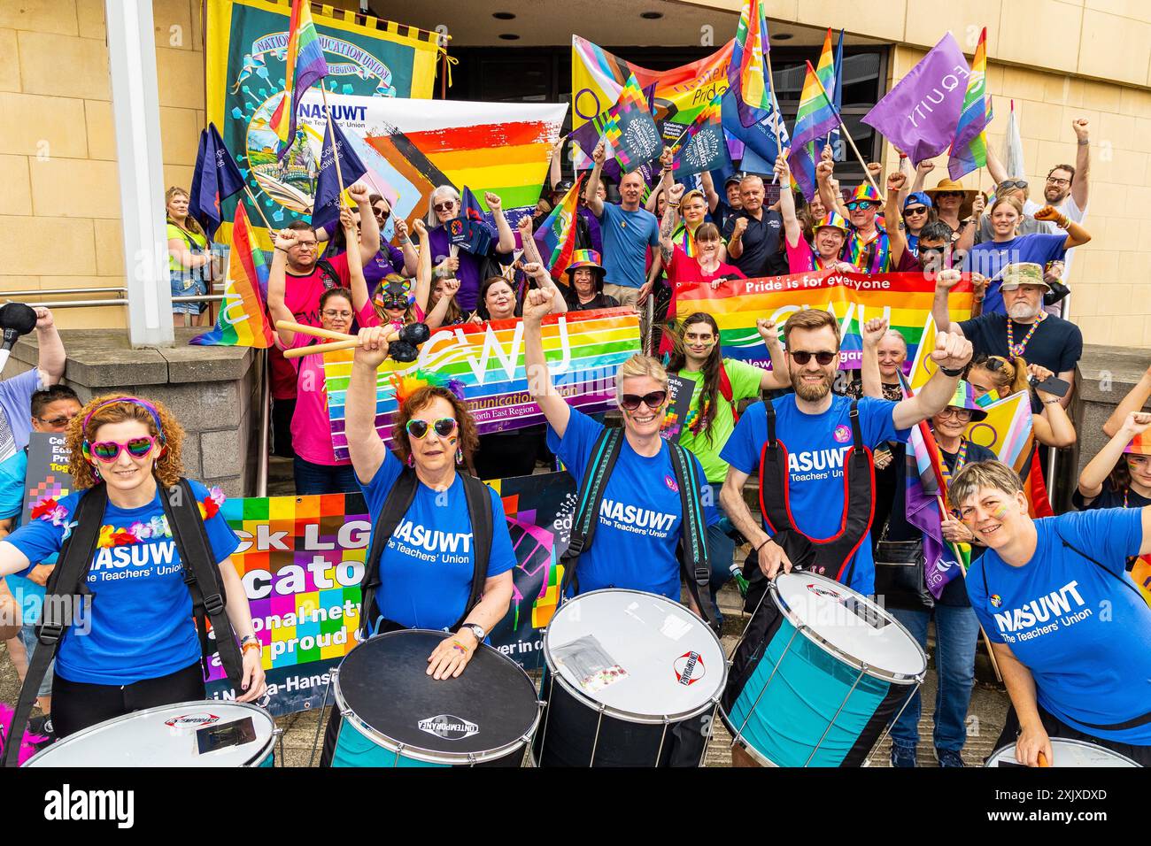 Newcastle Upon Tyne, UK. 20th July, 2024. Northern Pride 2024. The ...