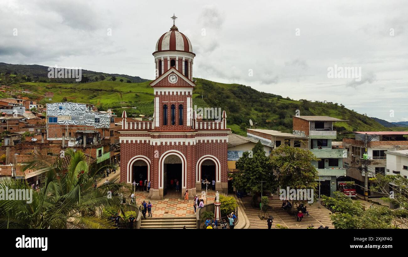 Campamento, Antioquia. Colombia - June 23, 2024. Our Lady of the Rosary ...