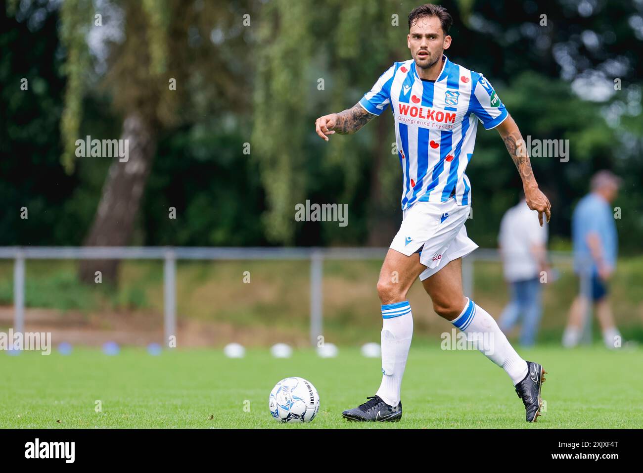 Garderen, Netherlands. 19th July, 2024. Sam Kersten of SC Heerenveen ...