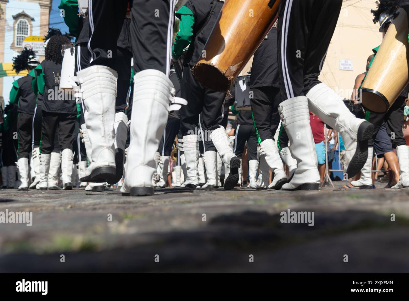Salvador, Bahia, Brazil - July 02, 2024: Public school students are ...