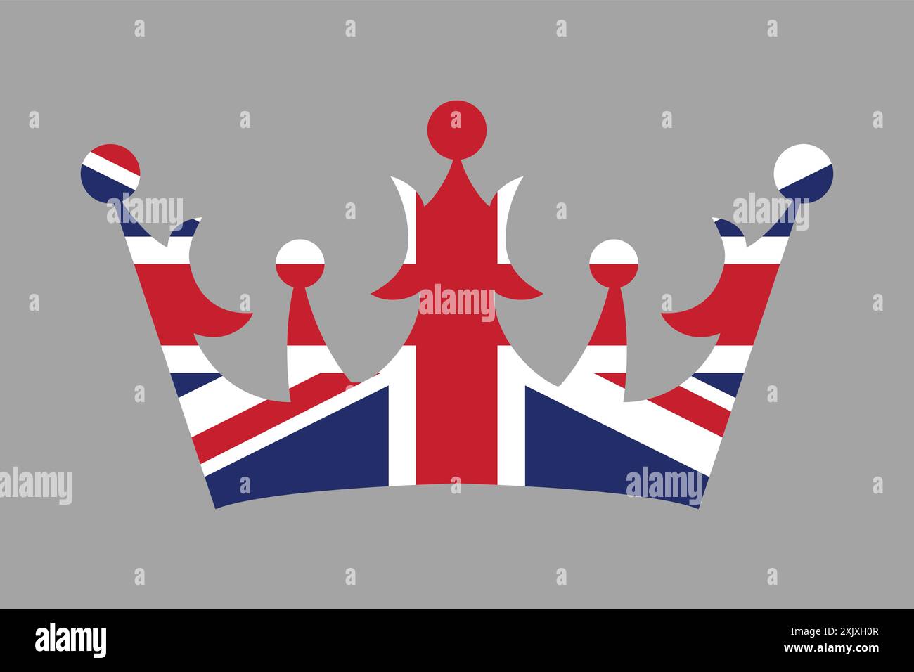 United Kingdom crown shape with UK flag Stock Vector Image & Art - Alamy