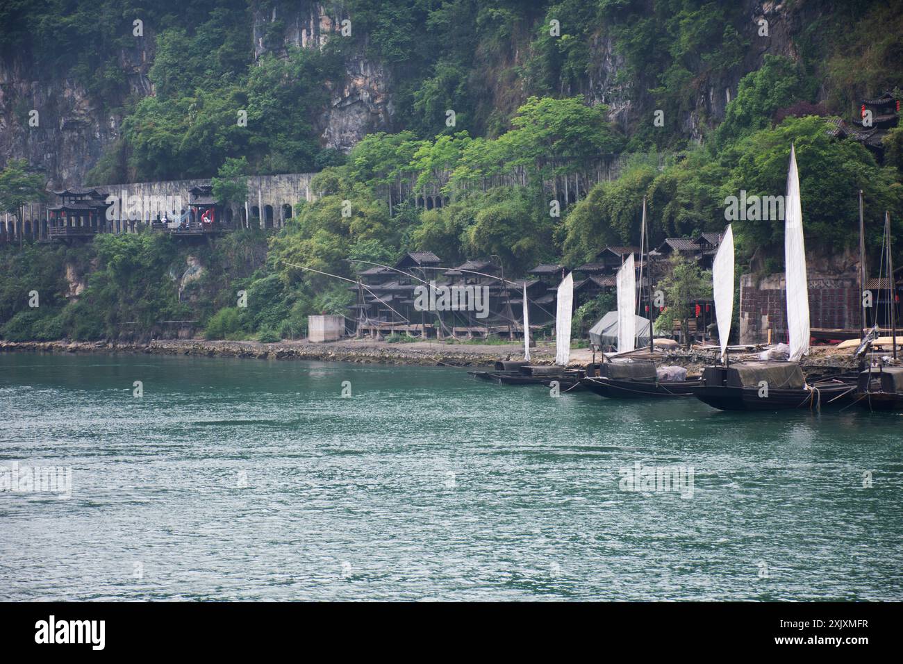 Ancient Village town charming Xiling Gorge of antique Tribe Three ...