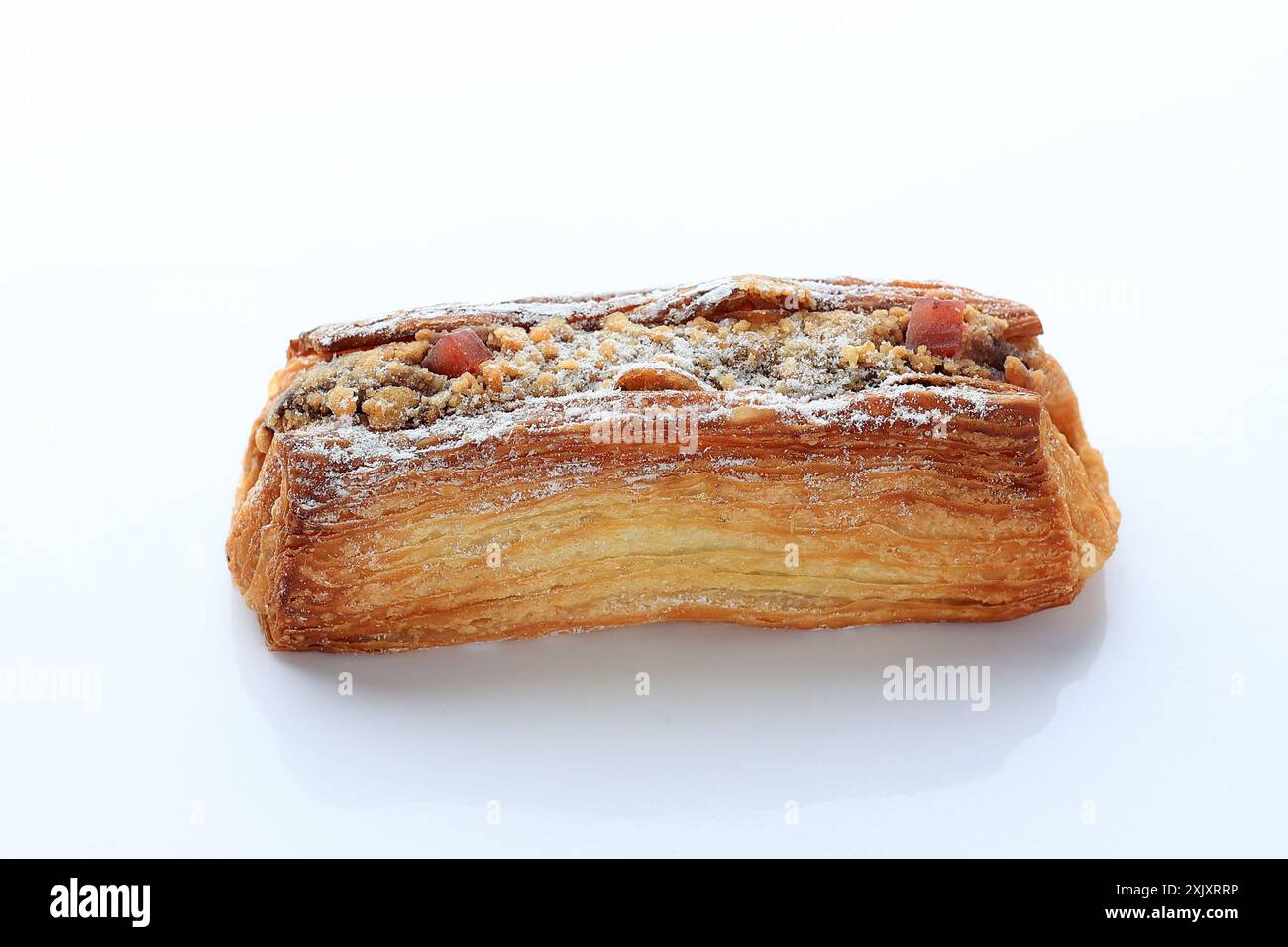 Long Square Croissant with Almond and Raspberry and Cream Cheese ...