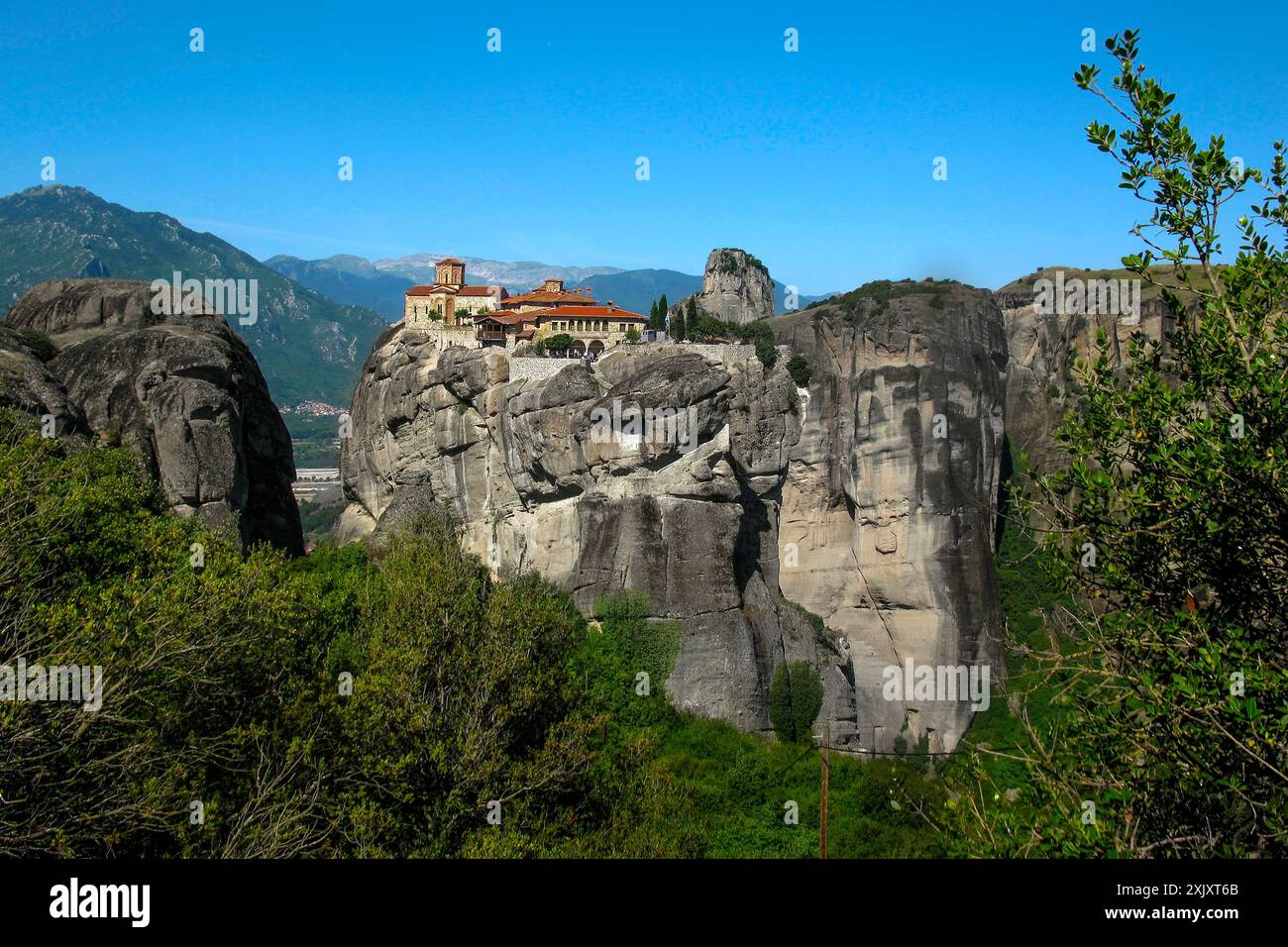Holy Trinity Monastery.Meteora.Greece Stock Photo - Alamy
