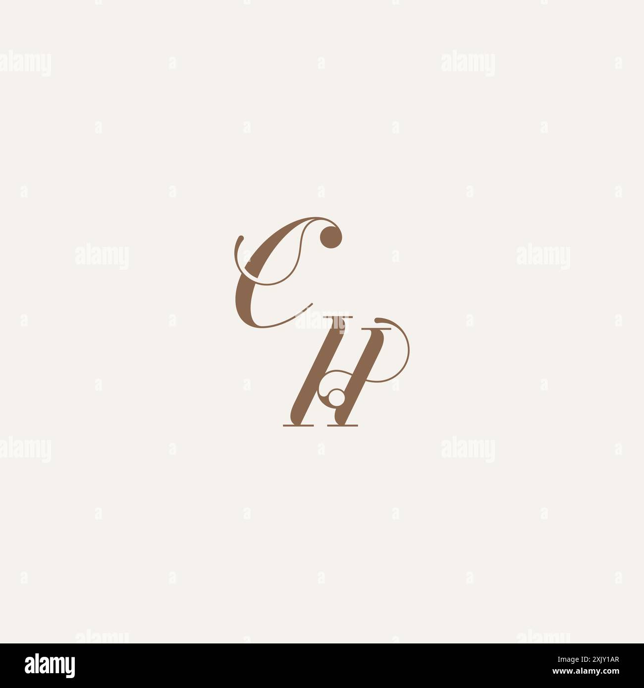 initial monogram logo wedding concept design ideas CH Luxury and ...