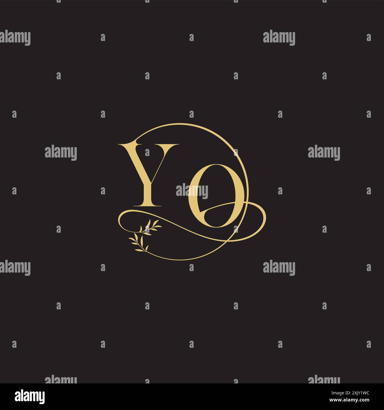 Yo clean logo Stock Vector Images - Alamy