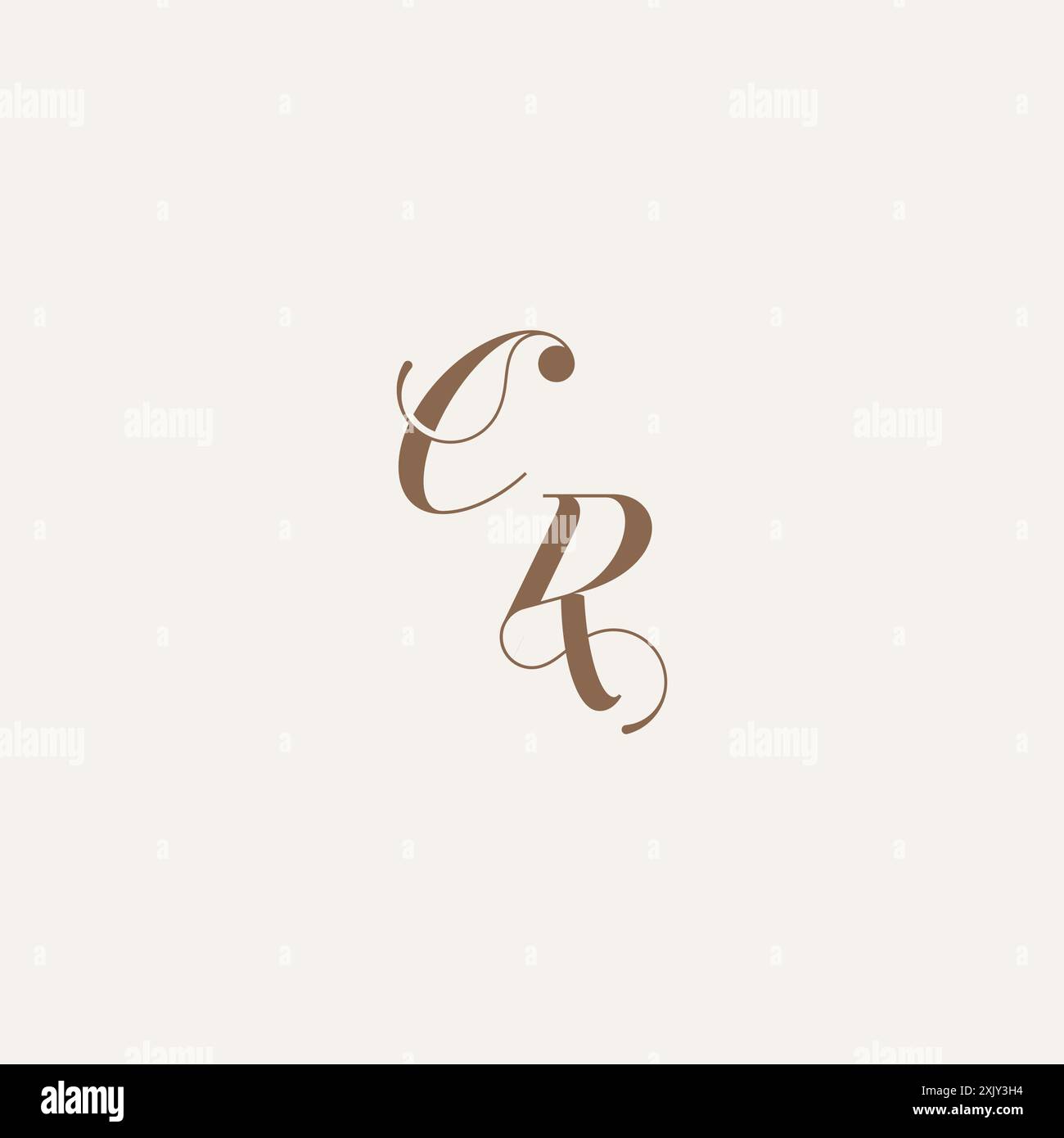 Initial cr Stock Vector Images - Alamy