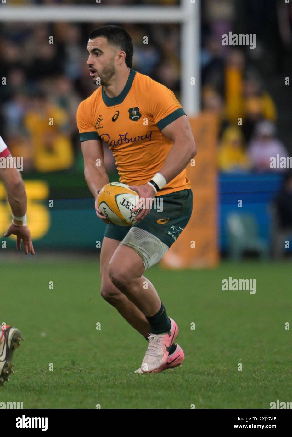 Sydney, Australia. 20th July, 2024. Tom Wright of Australia men rugby ...