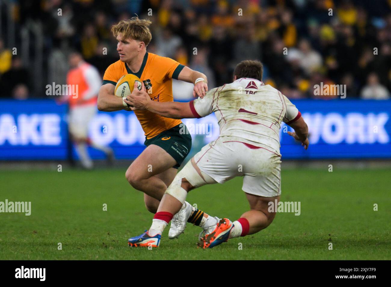 Sydney, Australia. 20th July, 2024. Tate McDermott (L) of Australia men ...