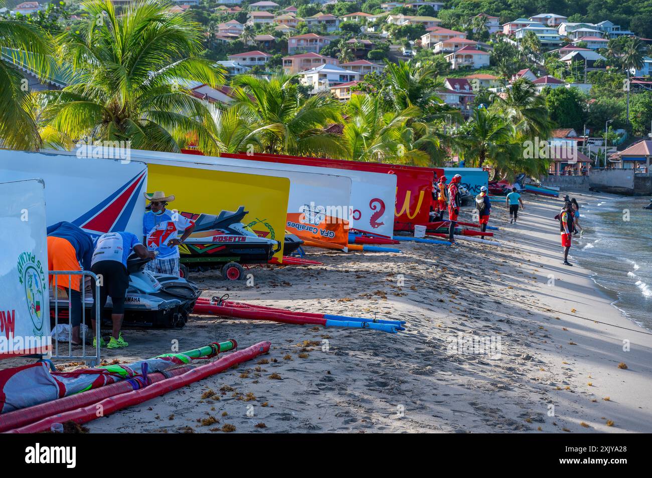 Yawl race, tour de yoles 2024 en Martinique, in French West Indies ...